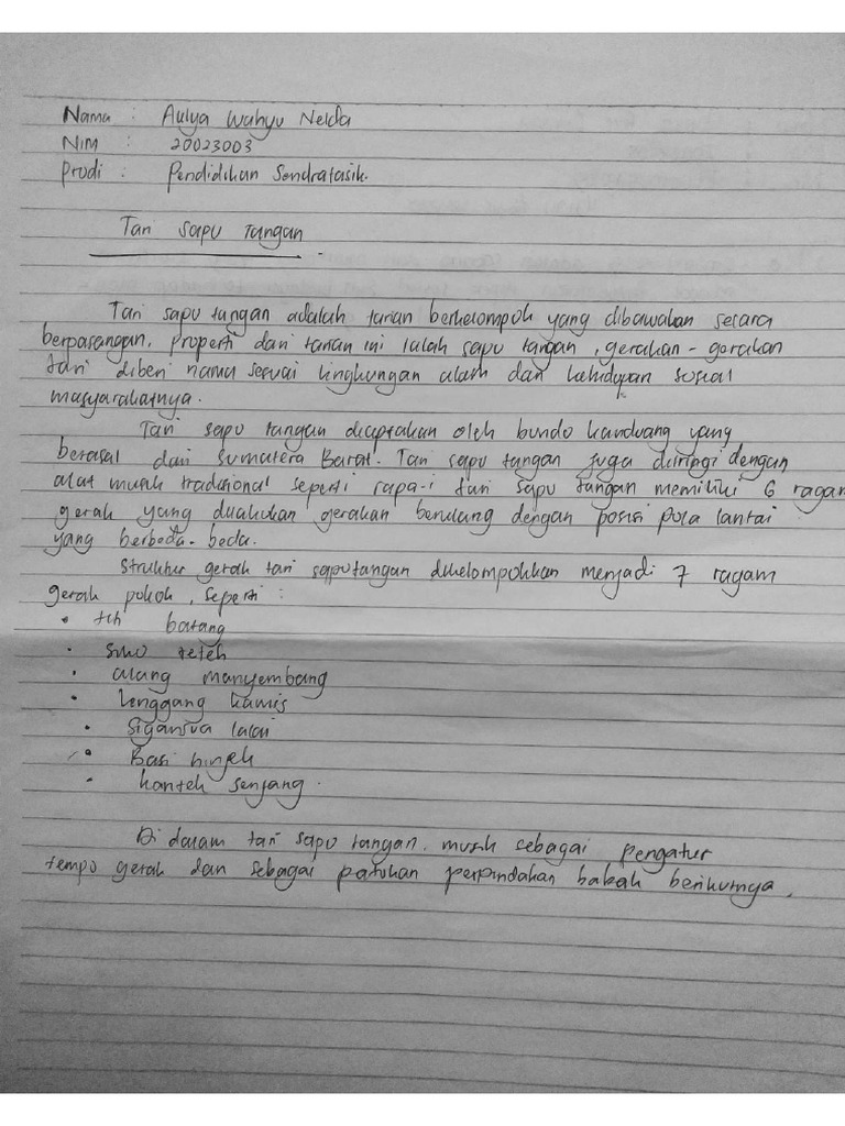 Tugas 1 Tari Kreasi Aulya Wahyu Nelda | PDF