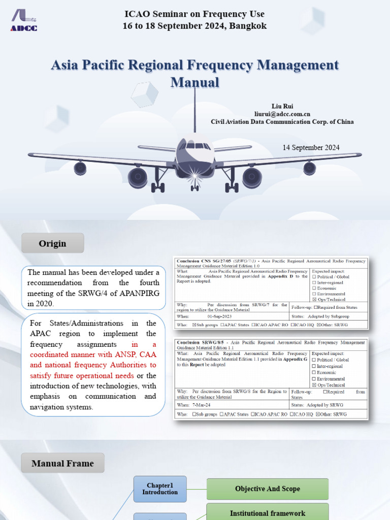 APAC Aeronautical Frequency Management Manual | PDF
