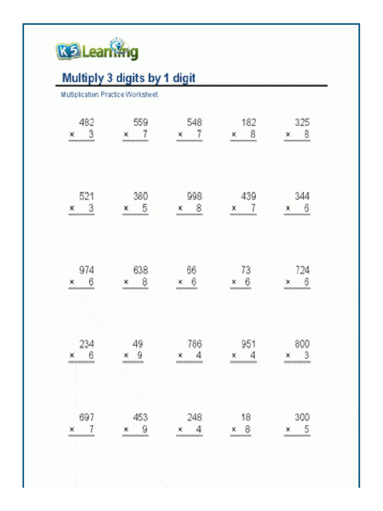 Math Worksheet | PDF