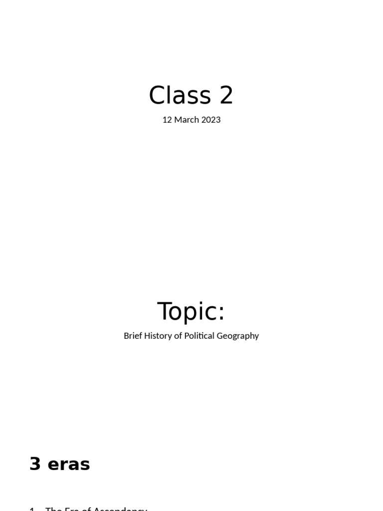 Lecture 2 - History | PDF