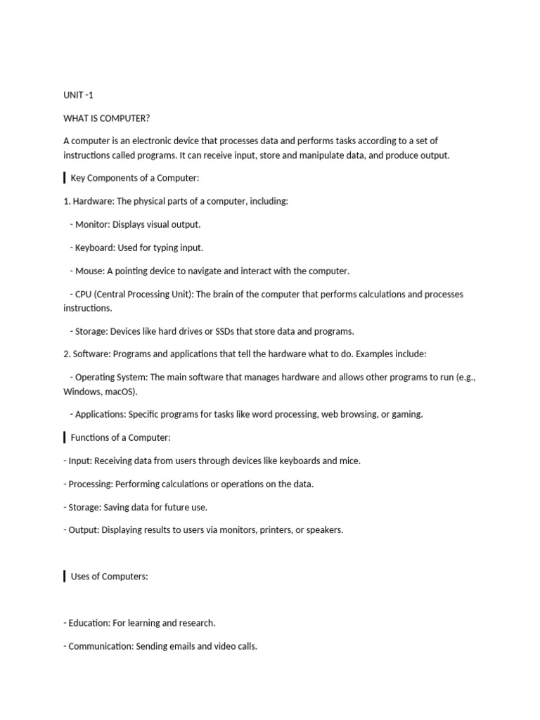 Grade 1 Ict Pdf