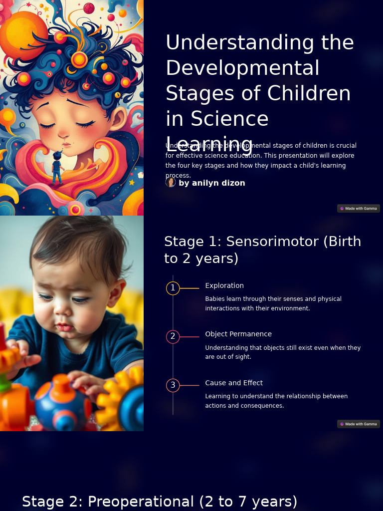 Understanding The Developmental Stages of Children in Science Learning ...