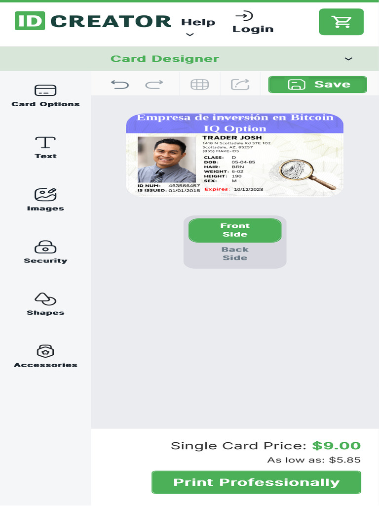 ID Badge Maker - Free ID Card Software - 1-855-MAKE-IDS | PDF