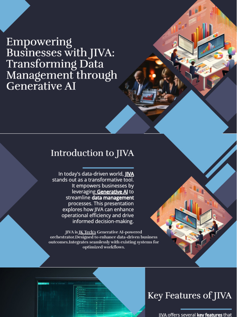 JIVA - AI-Powered Generative Orchestrator by JK Tech | PDF | Technology & Engineering