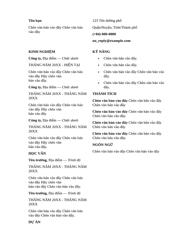 Tên B N: CH C Danh | PDF