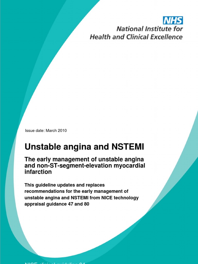 Unstable Angina and NSTEMI: The Early Management of Unstable Angina and ...
