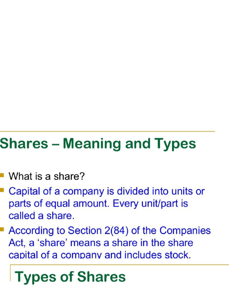 Chapter 6 - Accounting For Share Capital | PDF