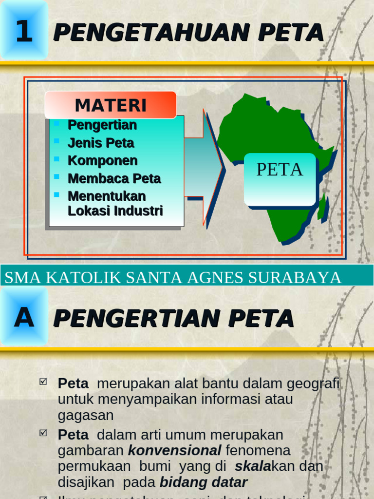 Peta - Pengetahuan Peta Dan Pemetaan | PDF