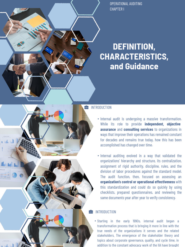 Operational Auditing Introduction Definition Chaeracteristeritics | PDF | Career & Growth | Business