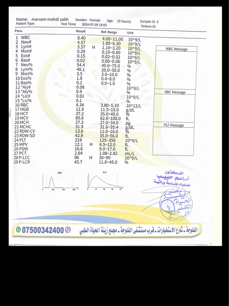 Name Marvam Mahdi Salih Gender Female | PDF