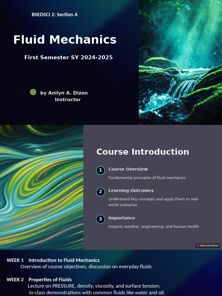 Fluid Mechanics An Introduction | PDF