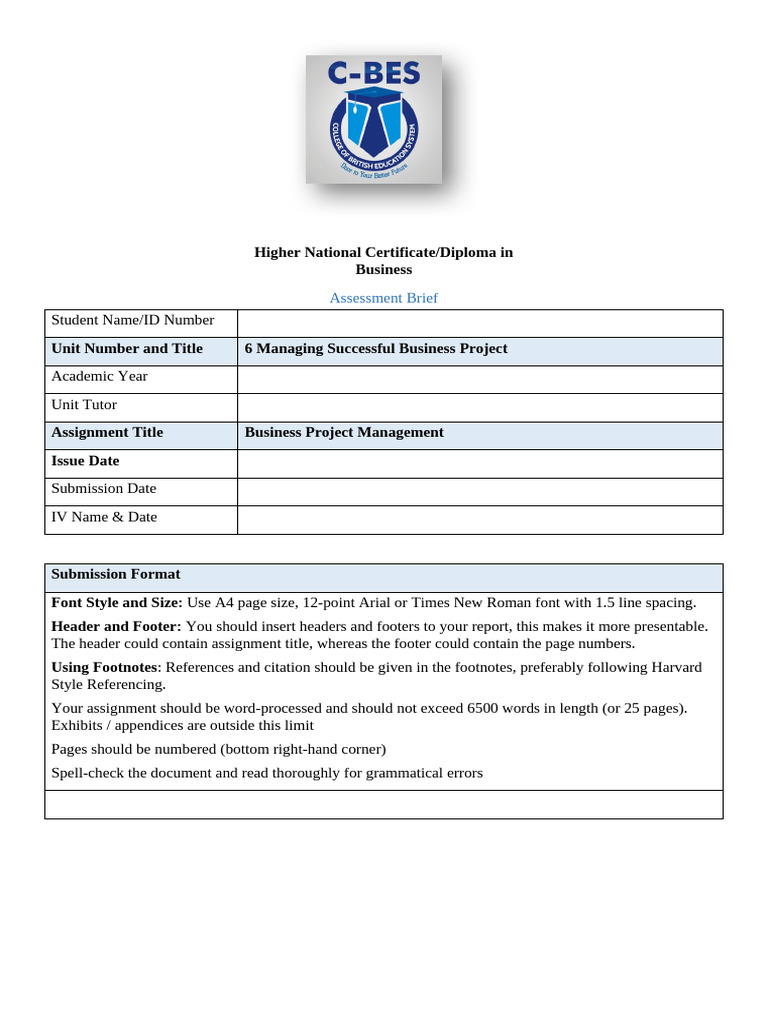 Unit 6 Updates Business Project | PDF