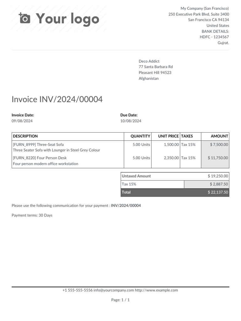 Inv 2024 00004 | PDF