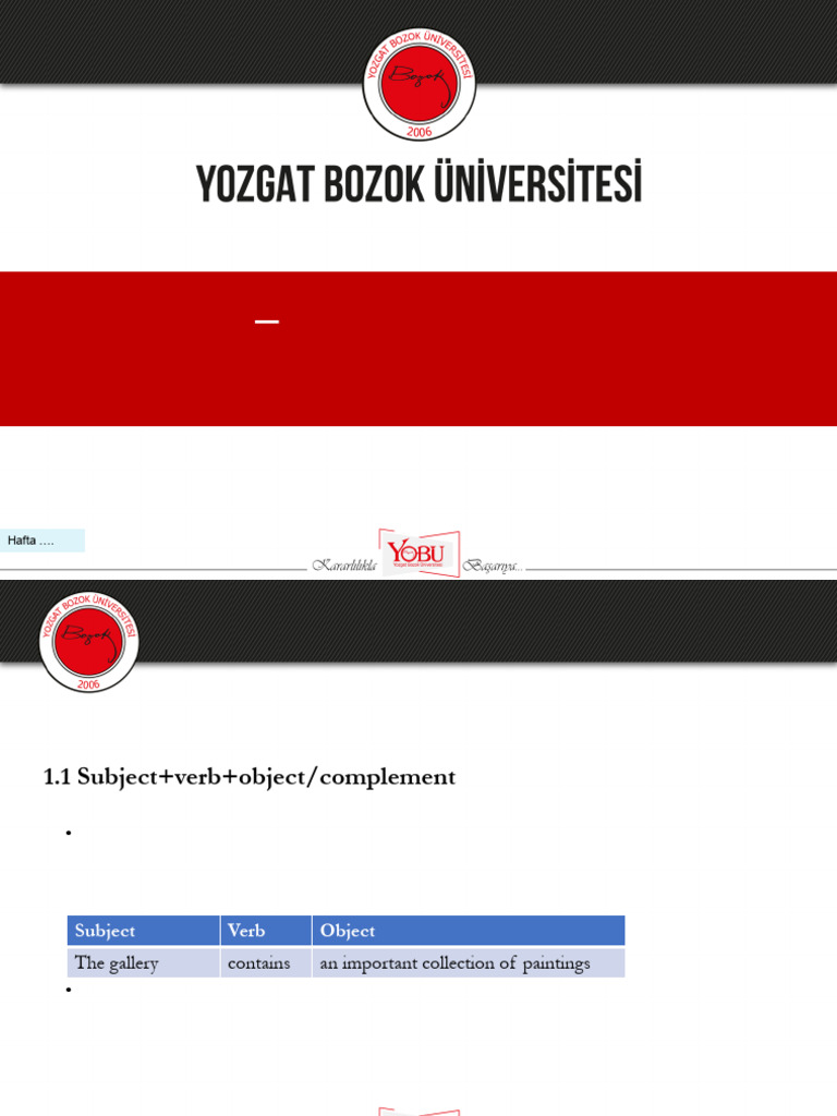 Module11-Word Order and Sentence Patterns | PDF