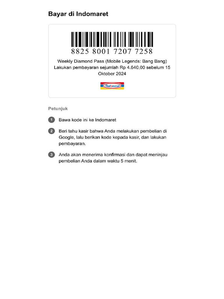contoh barcode wdp | PDF