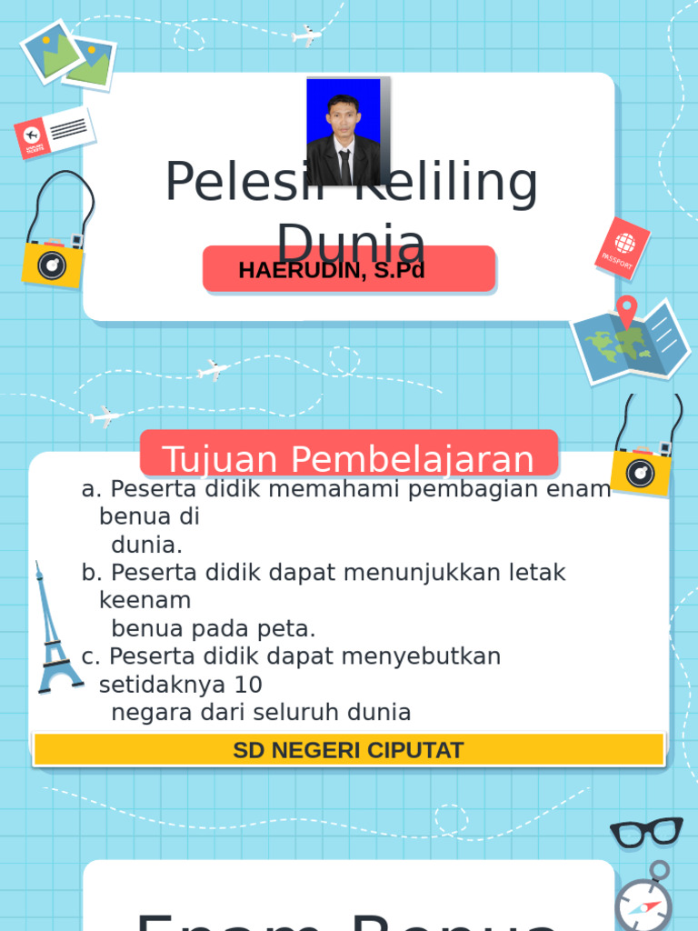 Pelesir Keliling Dunia Kls 6 | PDF