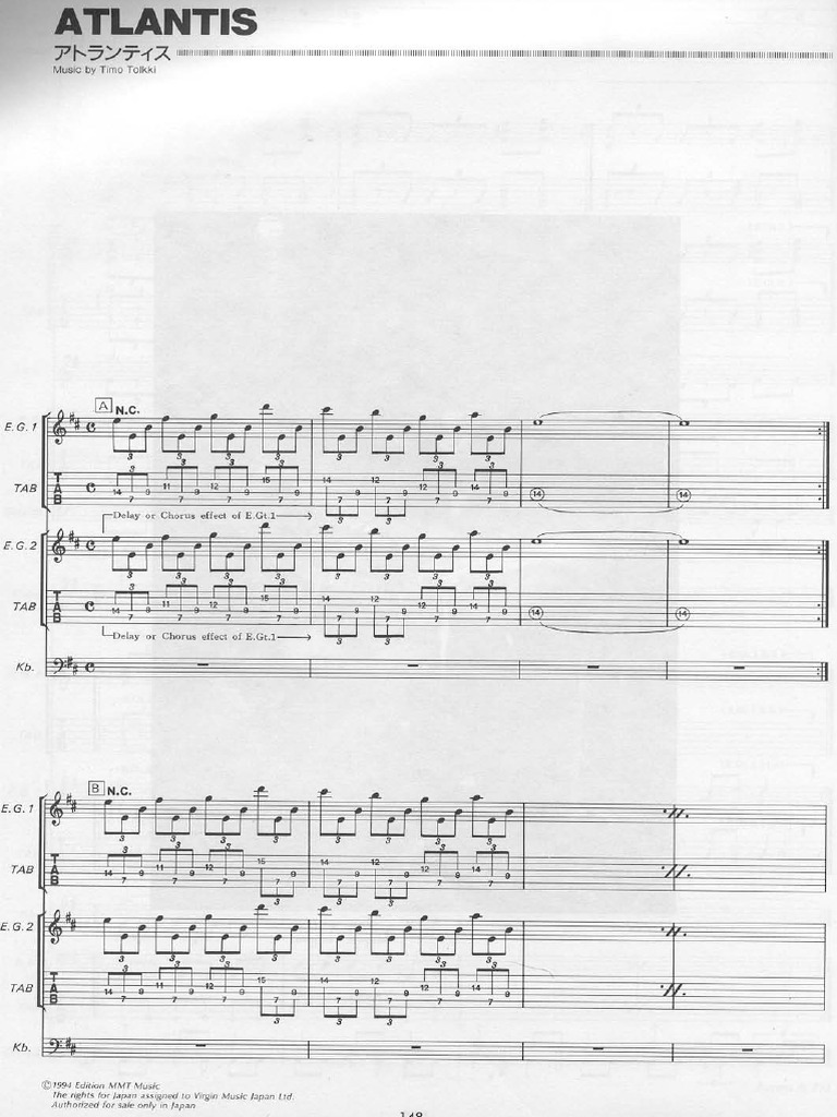 Stratovarius - Atlantis | PDF