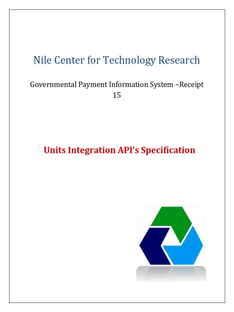 E15 Units Integration APIs | PDF