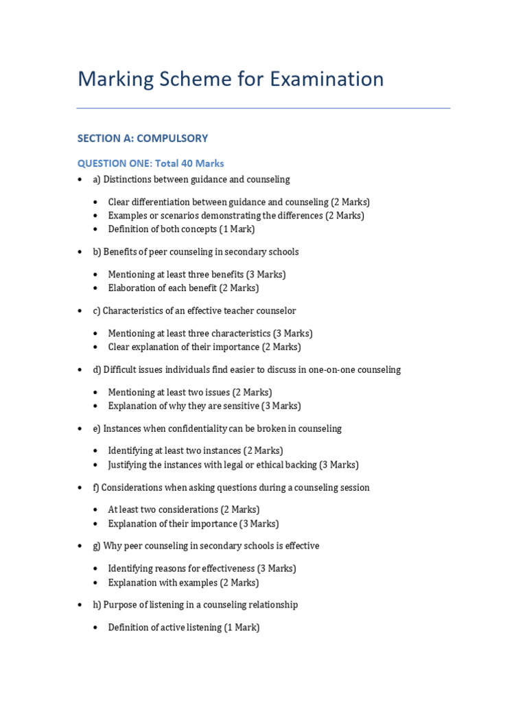 Marking_Scheme | PDF