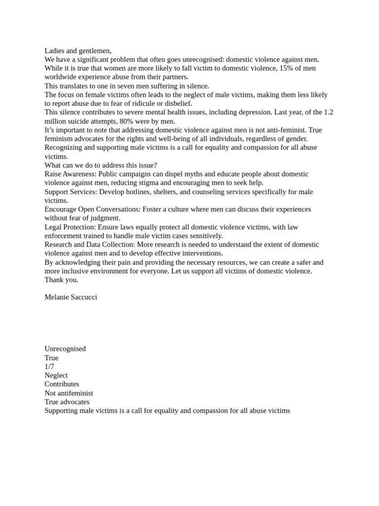 English speech (1) | PDF