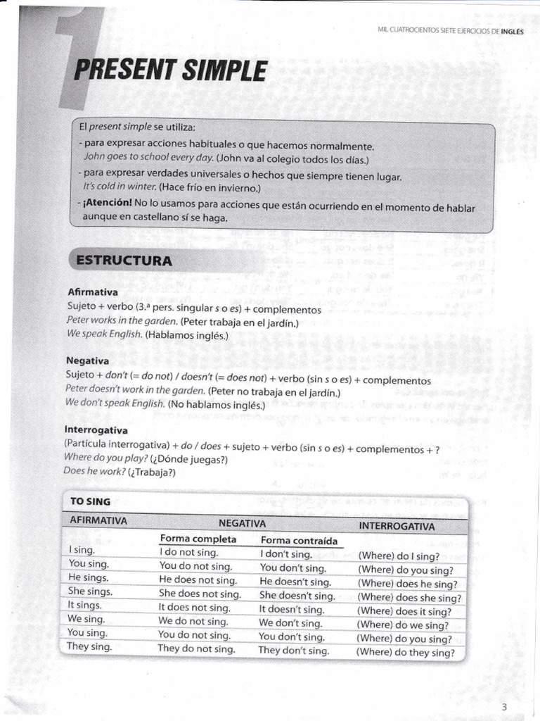 Unit 1 Present Simple PP 1-17 - 0001 | PDF