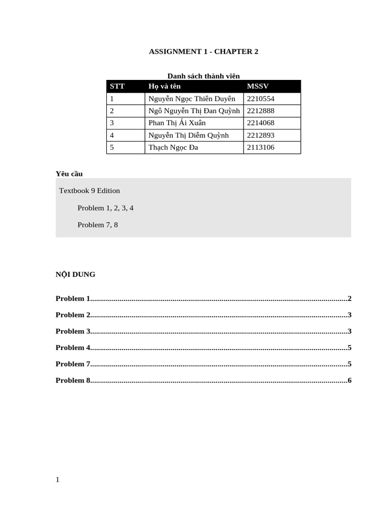 AssignmentChapter2 Group06.L02.Forecasting | PDF
