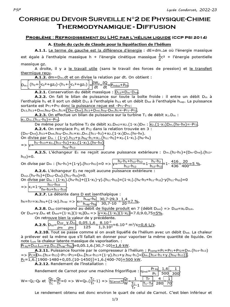 DS2 Bis Corrigé | PDF
