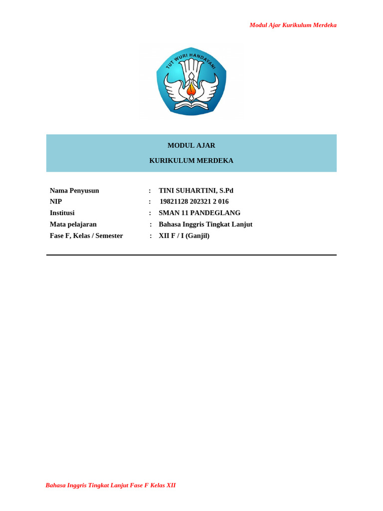 Modul Ajar Unit 1 | PDF