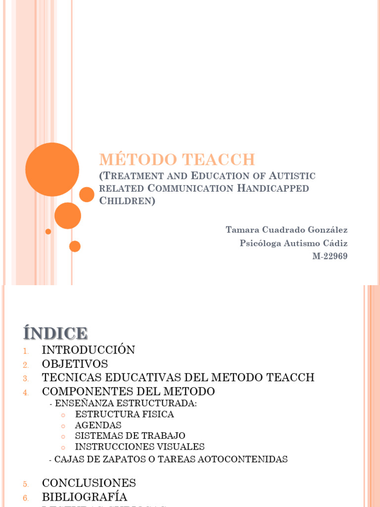 Método Teacch | PDF