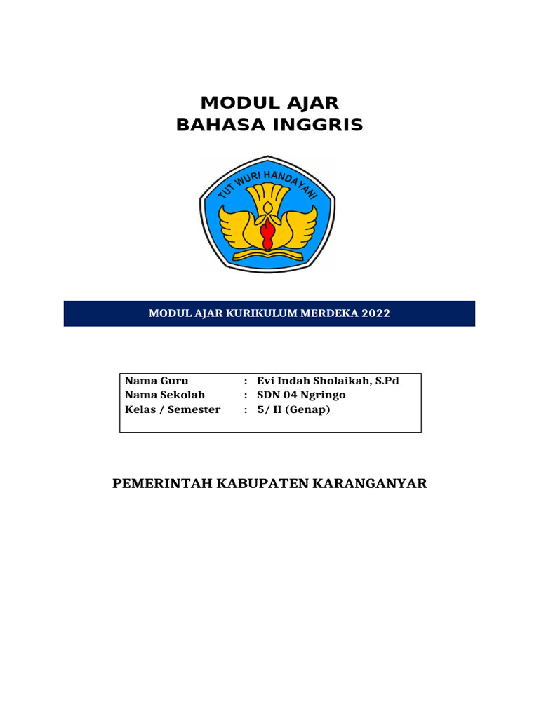 Cover Modul Ajar | PDF