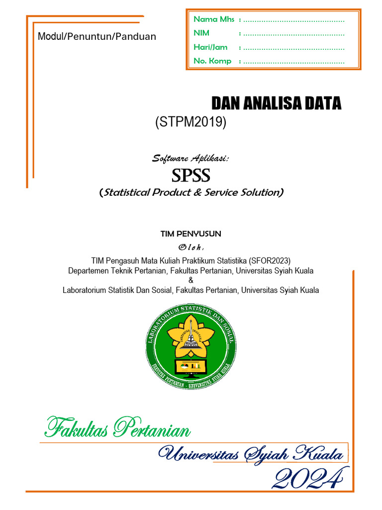 Modul Statistika TP 2024 | PDF