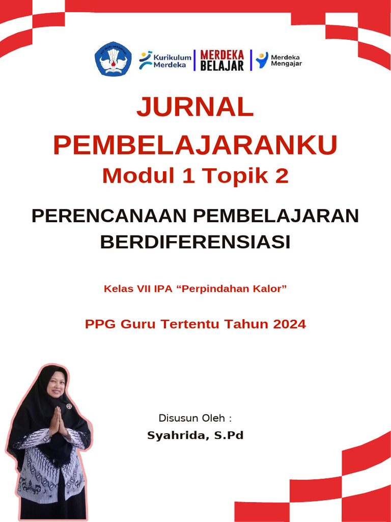 Syahrida, S.PD - Jurnal Pembelajaranku Modul 1 Topik 2 - PPG Guru Tertentu 2024 | PDF