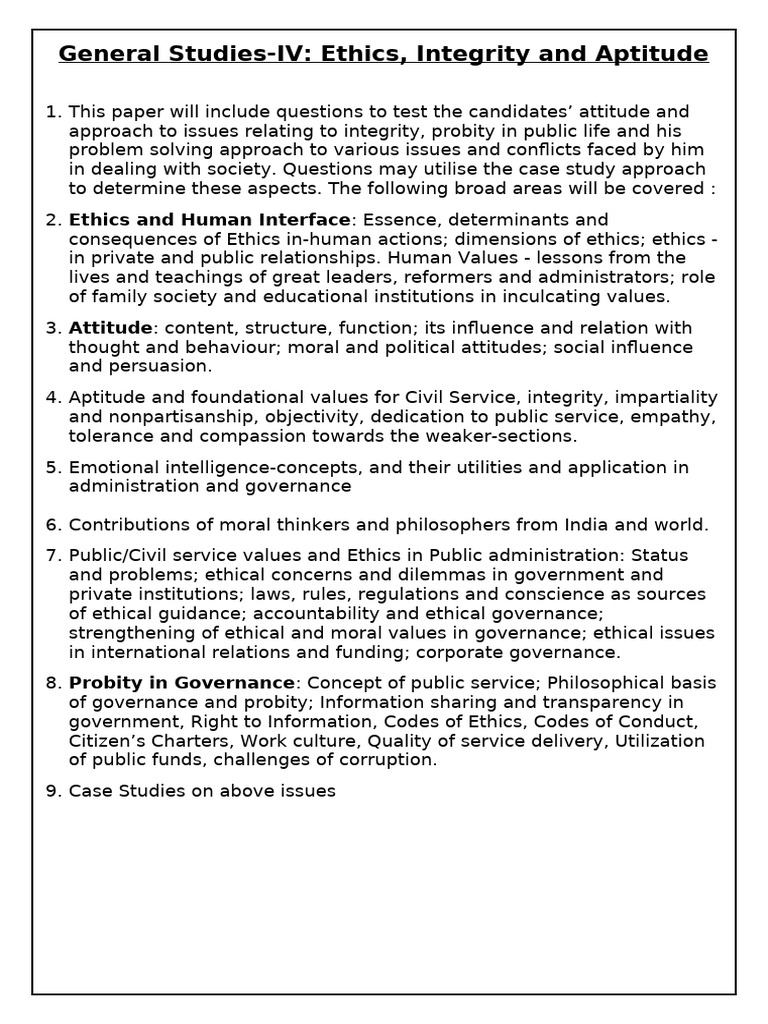 General Studies | PDF