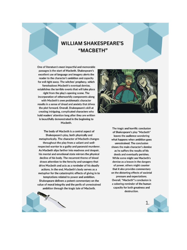 Macbeth William Shakespeare | PDF