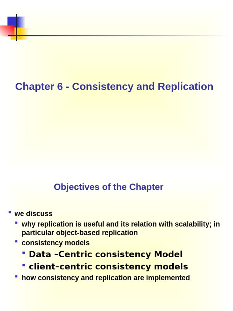 Chapter 6-Consistency and Replication | PDF Chapter 6-Consistency and Replication | PDF
