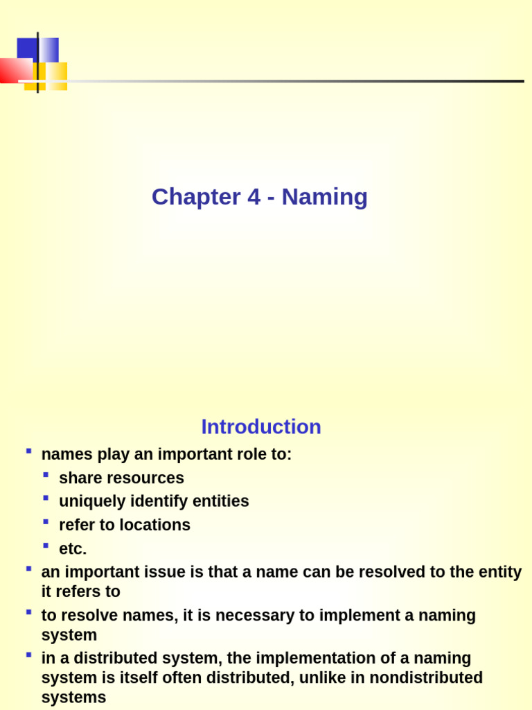 Chapter 4-Naming | PDF