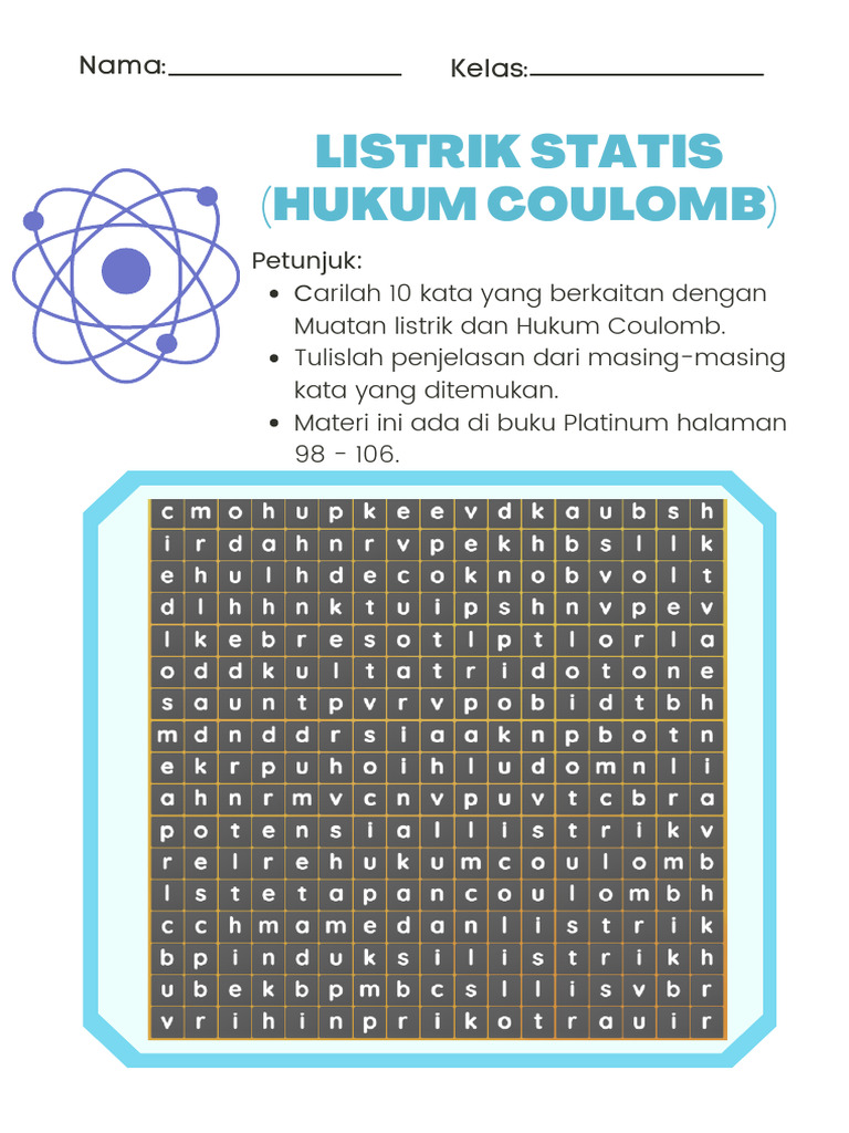 Energy Sources Word Search Worksheet | PDF