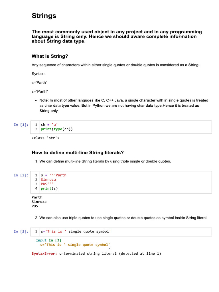 Unit-4 PDS Strings | PDF