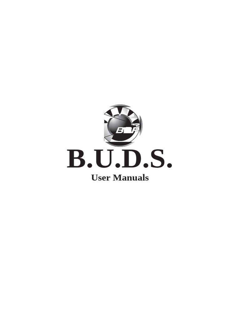 Buds Manual | PDF