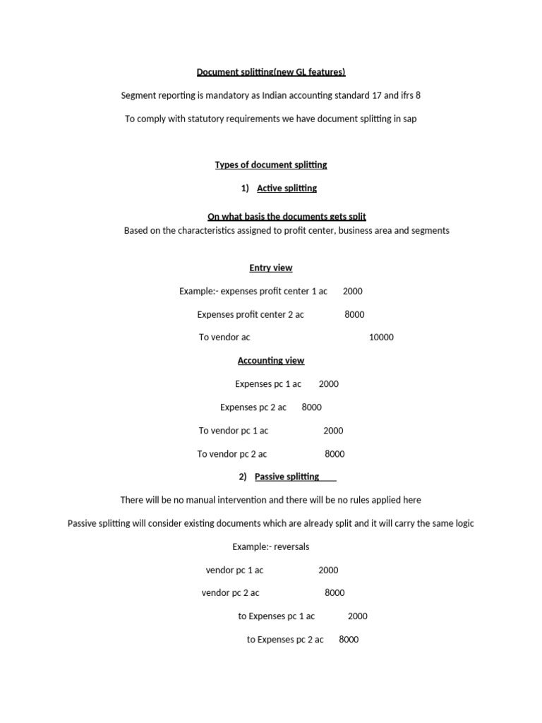 Document Splitting | PDF