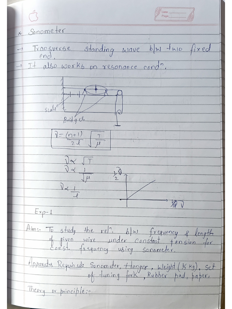 Sonometer | PDF