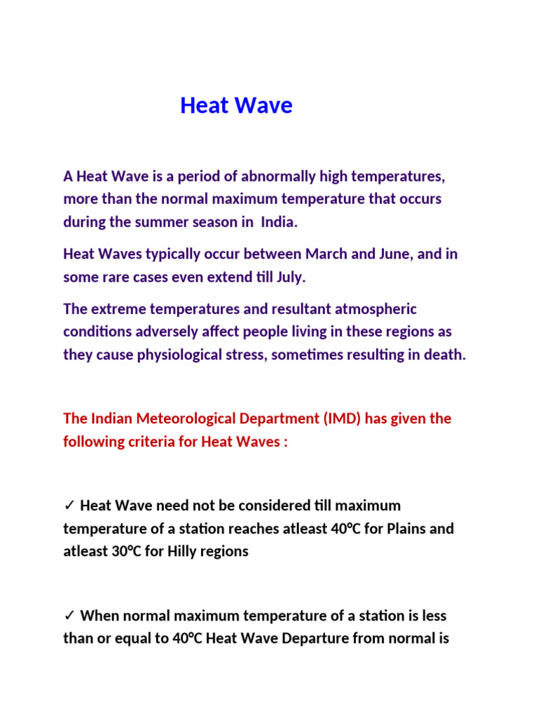 Heat Wave - English | PDF