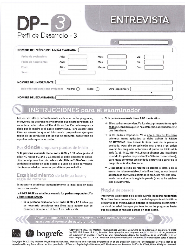 DP3 Entrevista | PDF