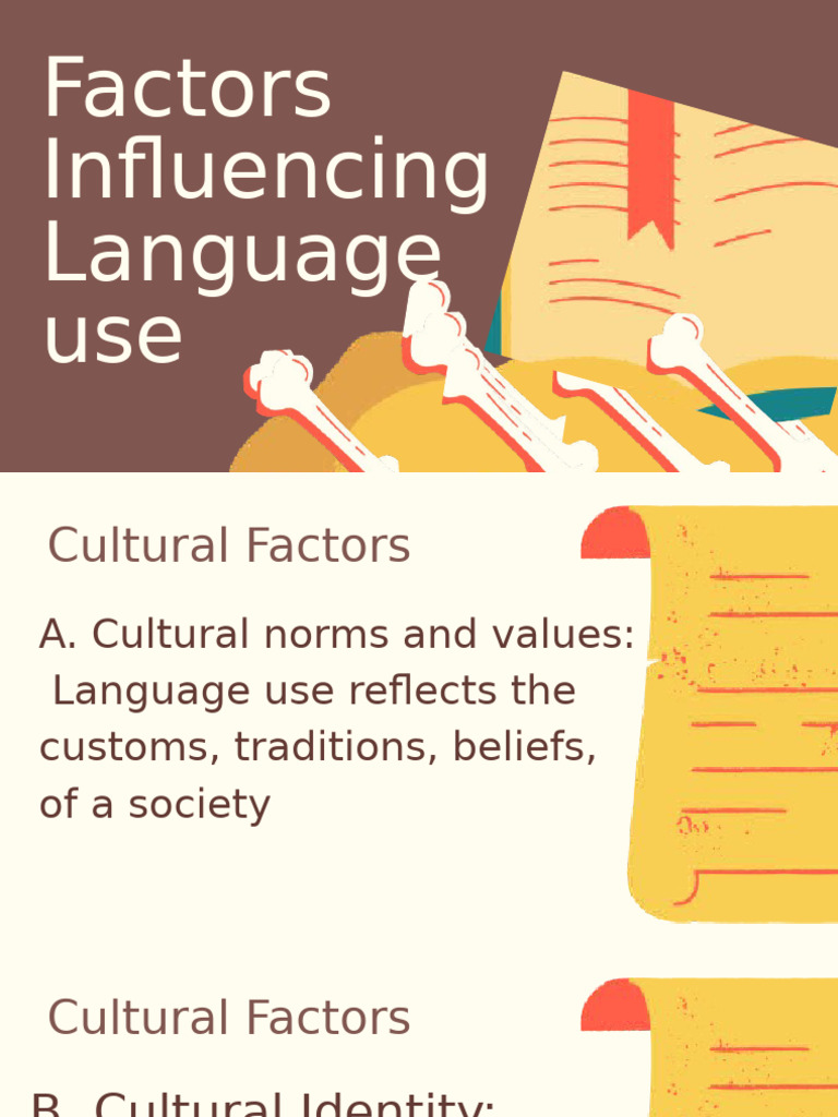 Factors Affecting Language Use | PDF