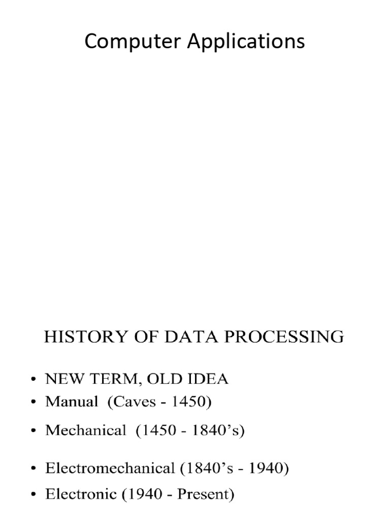 Electronic Data Processing | PDF