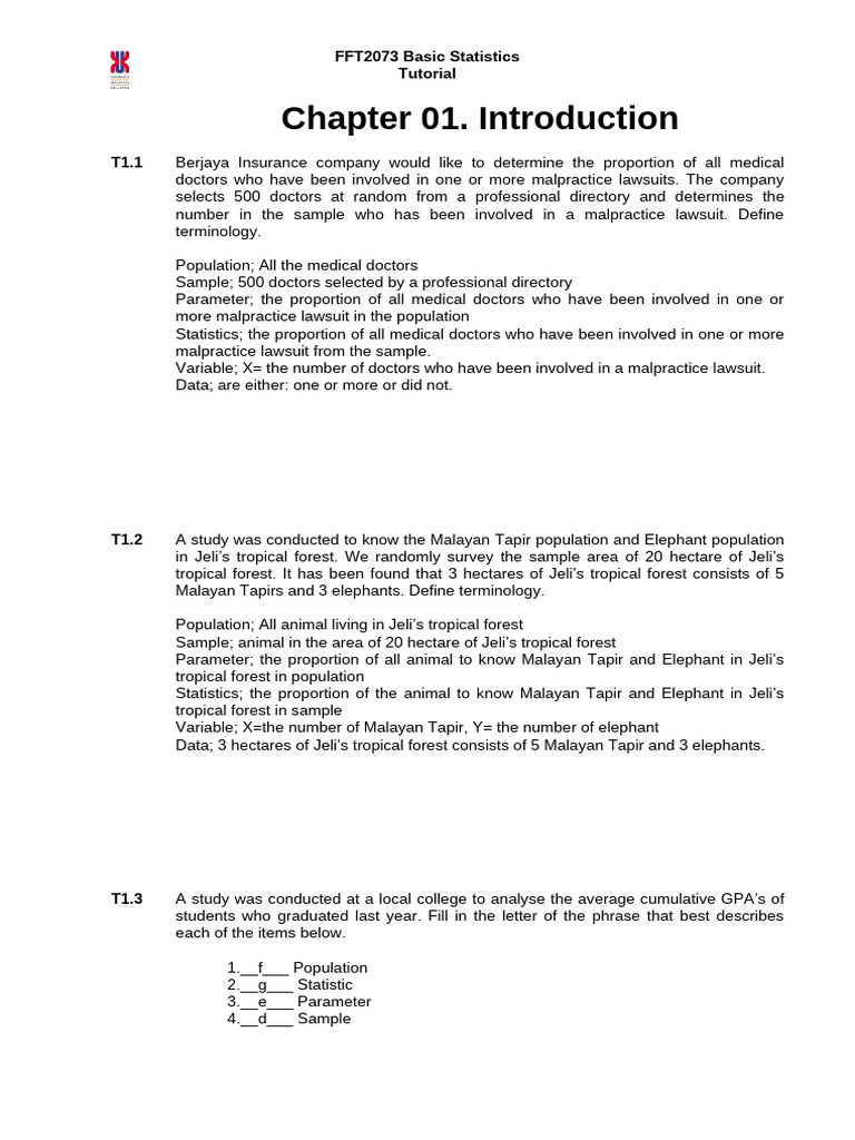 Statistics Basic | PDF