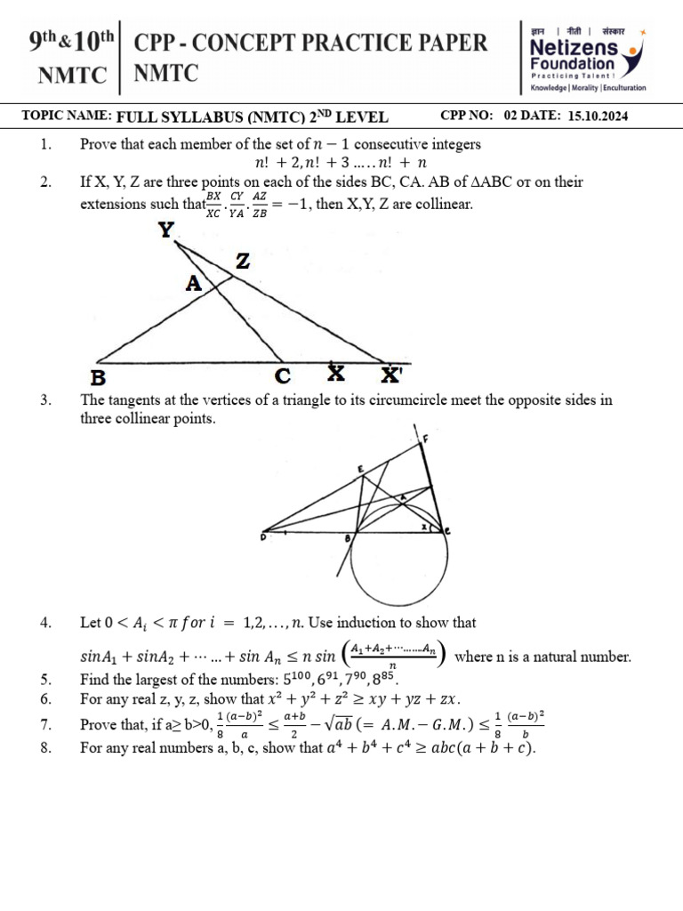 9TH and 10TH CPP 03 | PDF