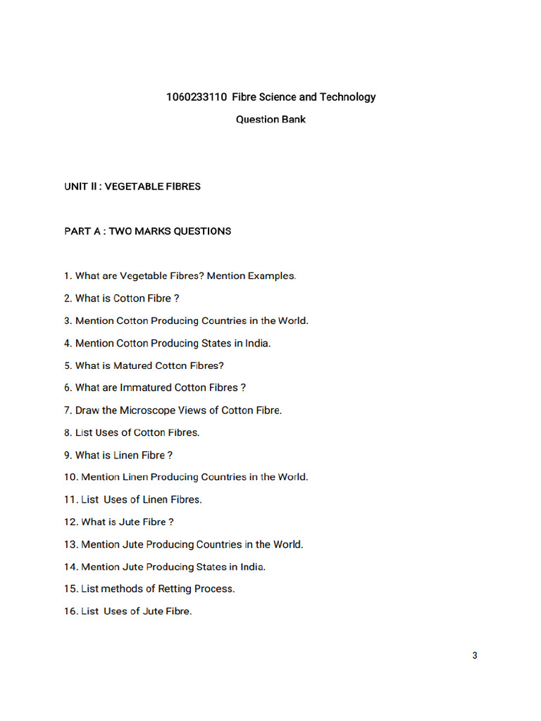 FST Unit 2 Questions | PDF