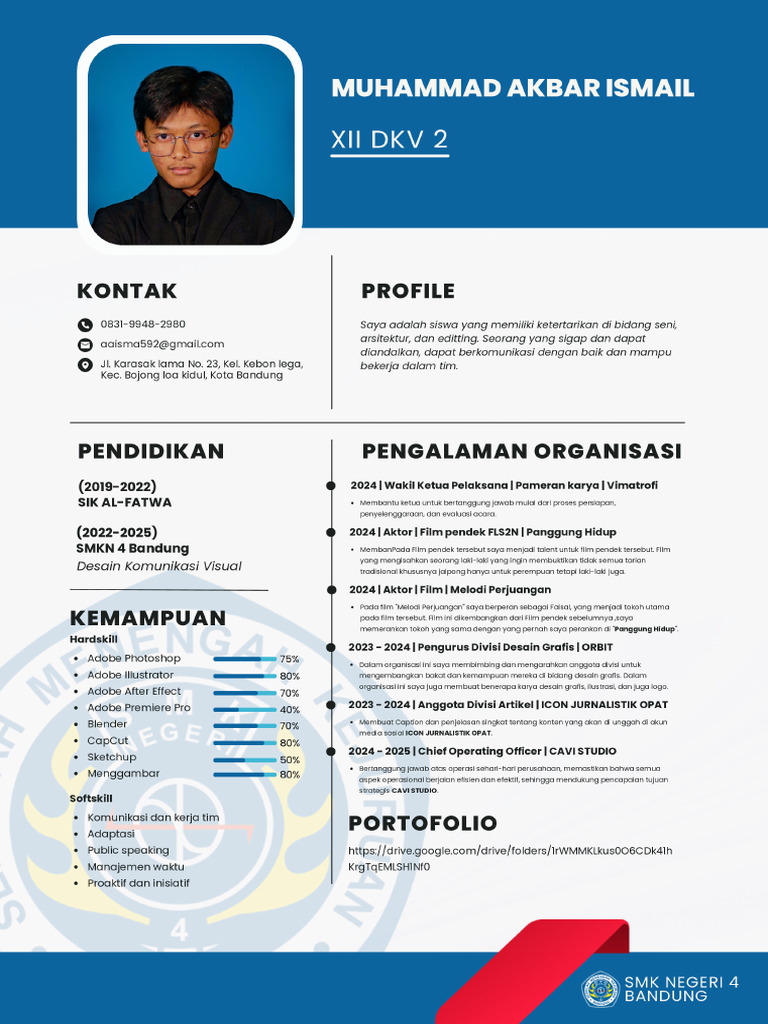 Template CV Siswa PKL TP 20242025 - 20241004 - 160650 - 0000 | PDF