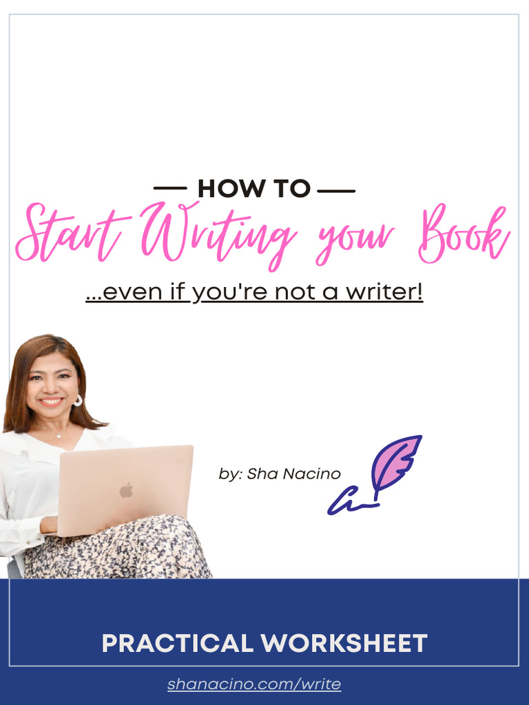How To Start Writing Your Book Practical Worksheet | PDF